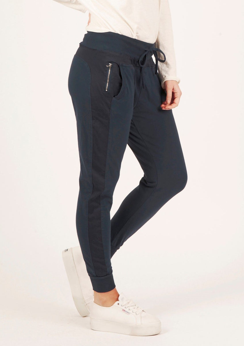 Plus Size Women's Ultimate Joggers | Suzy D London | Navy